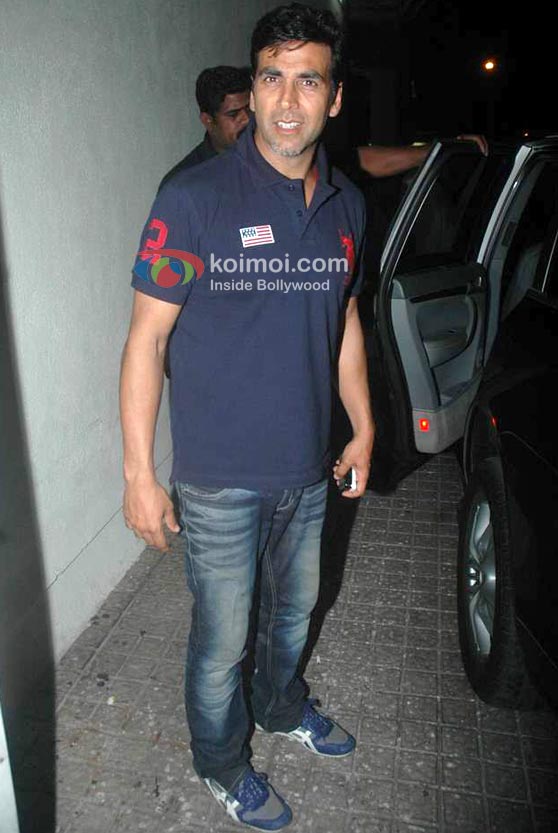 Akshay Kumar, Sunil Shetty At Thank You Screening - Koimoi