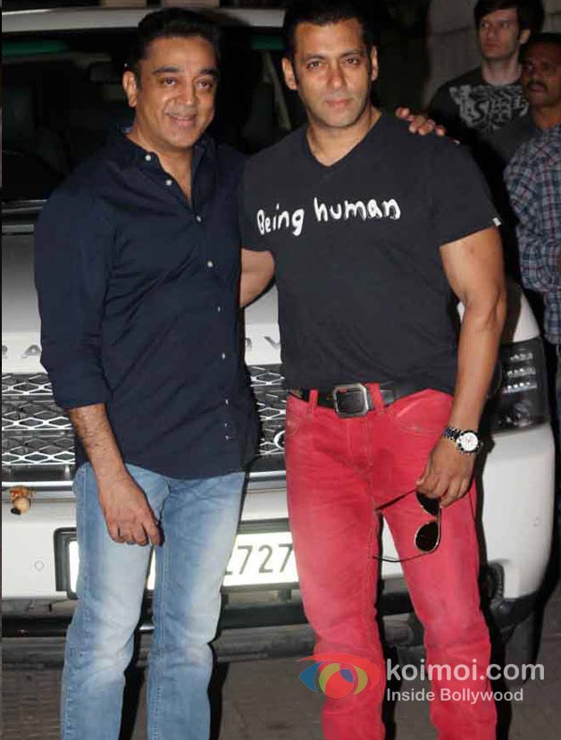 Rekha and Salman Khan at film Vishwaroop special screening - Koimoi