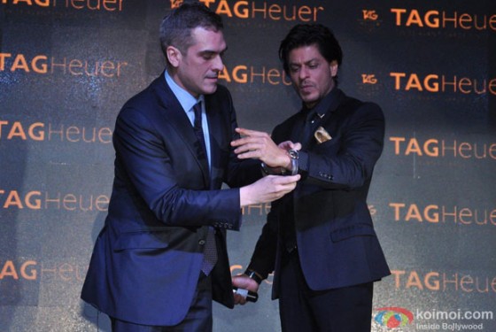 Shah Rukh Khan unveils Tag Heuer's New Range - Koimoi