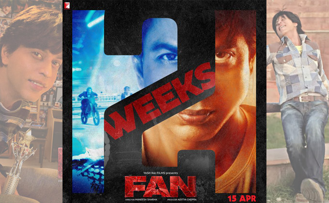 Fan Countdown Poster | Ft. Shah Rukh Khan As Gaurav & Aryan - Koimoi