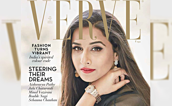 Vidya Balan On Verve Magazine's Latest Issue - Koimoi