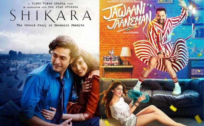 Box Office Updates: Shikara Faces A Major Drop, Jawaani Jaaneman Goes Low