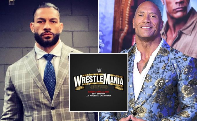 WWE: Roman Reigns Chooses Wrestlemania 39 To Fight Dwayne Johnson AKA ...