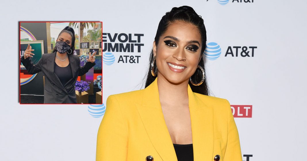 Grammy 2021: YouTuber Lilly Singh Wears A Powerful Mask Donning ‘I ...