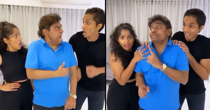 Johnny Lever Dancing With Kids Jamie, Jesse On A-Star's Don't Touch Me ...