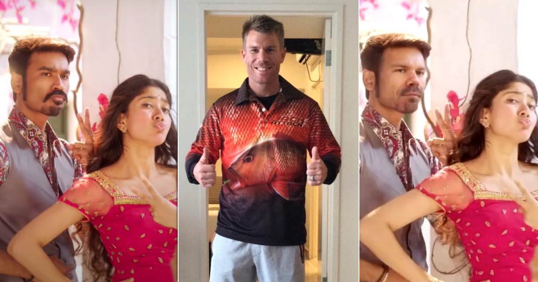 David Warner Deepfakes Himself As Dhanush & Grooves With Sai Pallavi On ...