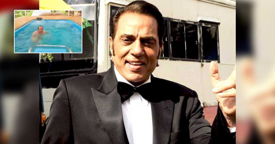 Dharmendra Is Doing Water Aerobics At The Age Of 85, What's Your Excuse?