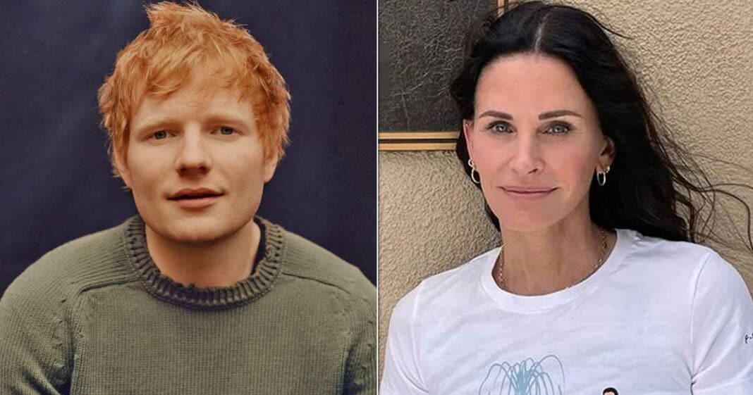 Friends Alum Courteney Cox Makes Her Singing Debut With Ed Sheeran's ...
