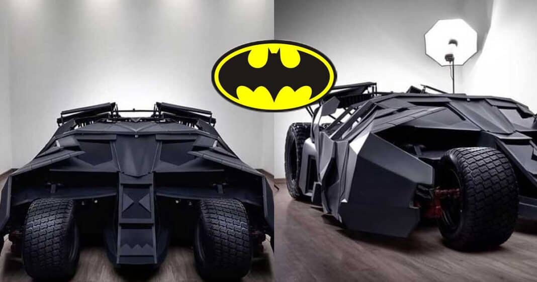 Batman Fan Creates A Fully Drivable Electric Batmobile Inspired By ...