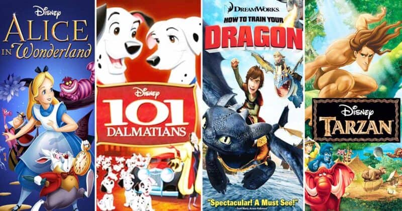 The Bad Guys, 101 Dalmatians, Alice in Wonderland, Tarzan & Other ...