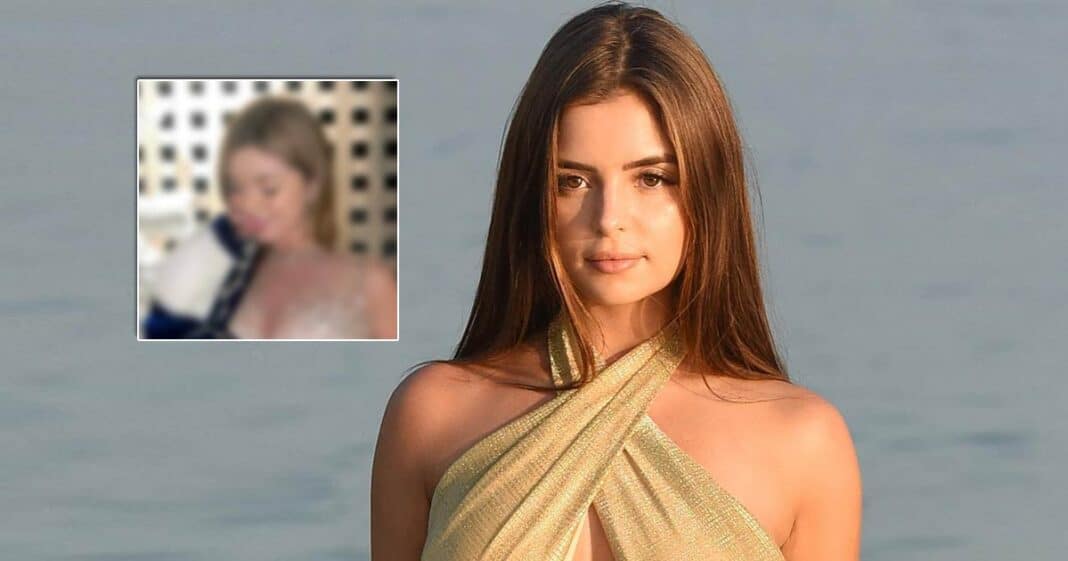 Demi Rose Covering Her B*obs With Spider-Web Embellishments Donning A ...