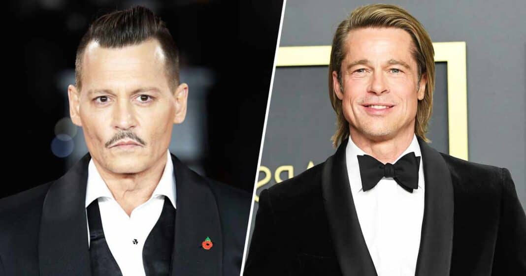 Johnny Depp Worked At A Gas Station, Brad Pitt Was A Chicken Mascot ...