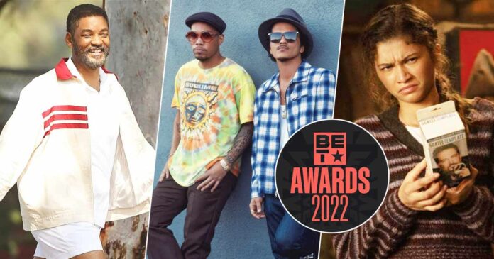 BET Awards 2022: Will Smith Wins Best Actor While Zendaya Takes Home ...