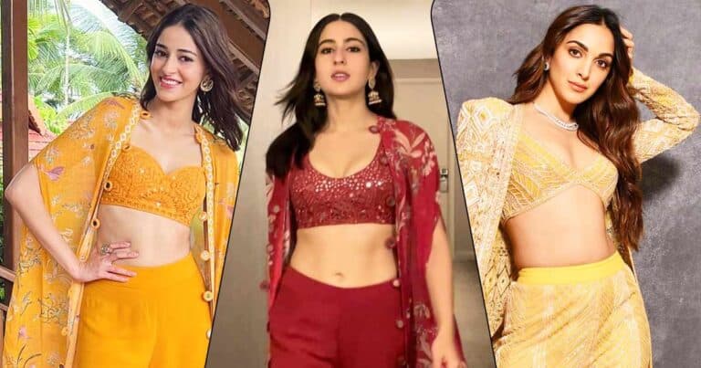 Ananya Panday, Sara Ali Khan & Kiara Advani's 'Sharara Coupled With Bralette' Looks! Who Rose ...