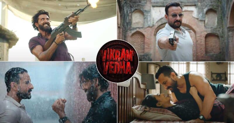 Vikram Vedha Teaser Out! Hrithik Roshan & Saif Ali Khan Starrer Glimpses Us 'Bad VS Bad' Battle ...