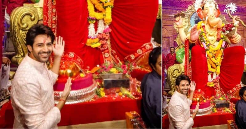 Kartik Aaryan Celebrates Ganeshotsav In Full Zest, Pens A Heartfelt ...
