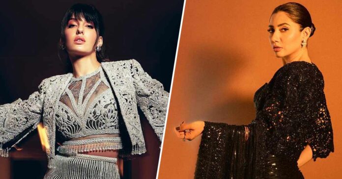 Nora Fatehi Vs Mahira Khan Fashion Face Off Who Wore Faraz Manan