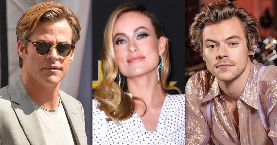 Olivia Wilde Breaks Silence On Harry Styles & Chris Pine's 'Spit-gate ...