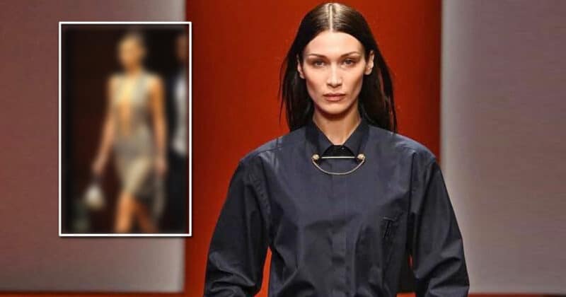 Bella Hadid Once Wore A S*xy Silver Chain Dress While Parading Her ...