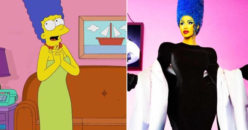Cardi B Bares It All As She Exposes Her A S In Marge Simpson Inspired