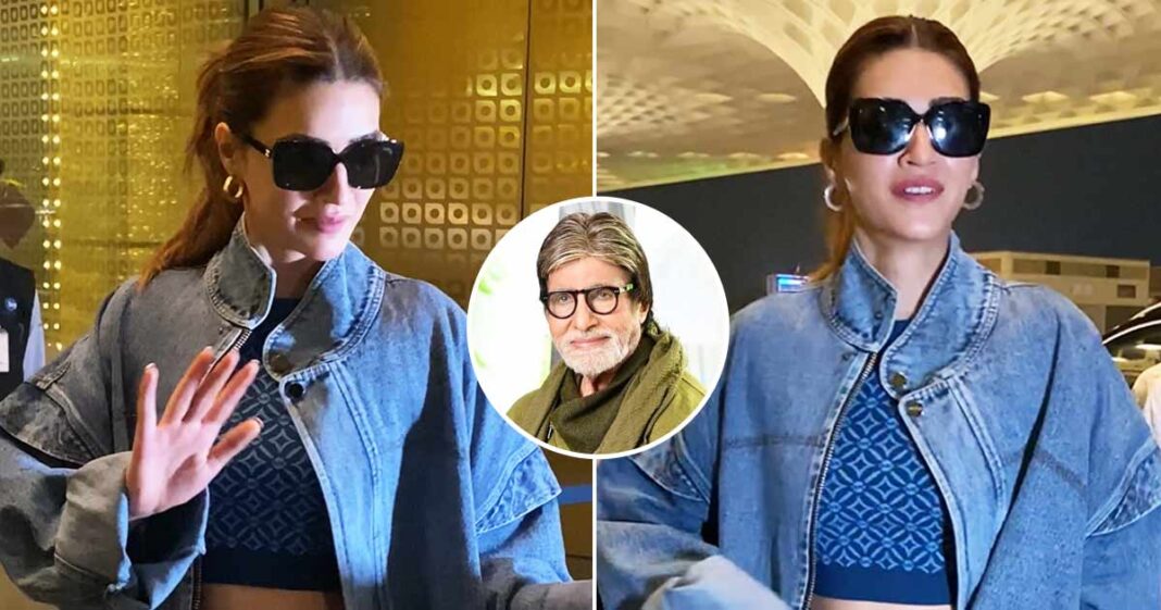 Kriti Sanon Dons A Body-Hugging Skirt-Top & Pairs It With An Oversized ...