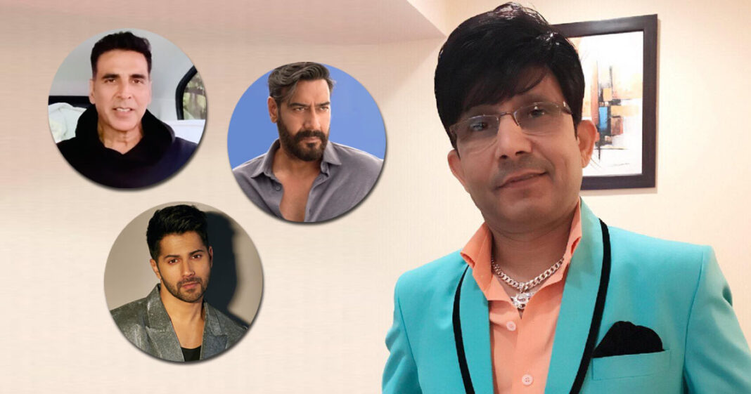KRK Takes A Dig At Akshay Kumar's 125 Crore, Ajay Devgn's 70 Crore ...