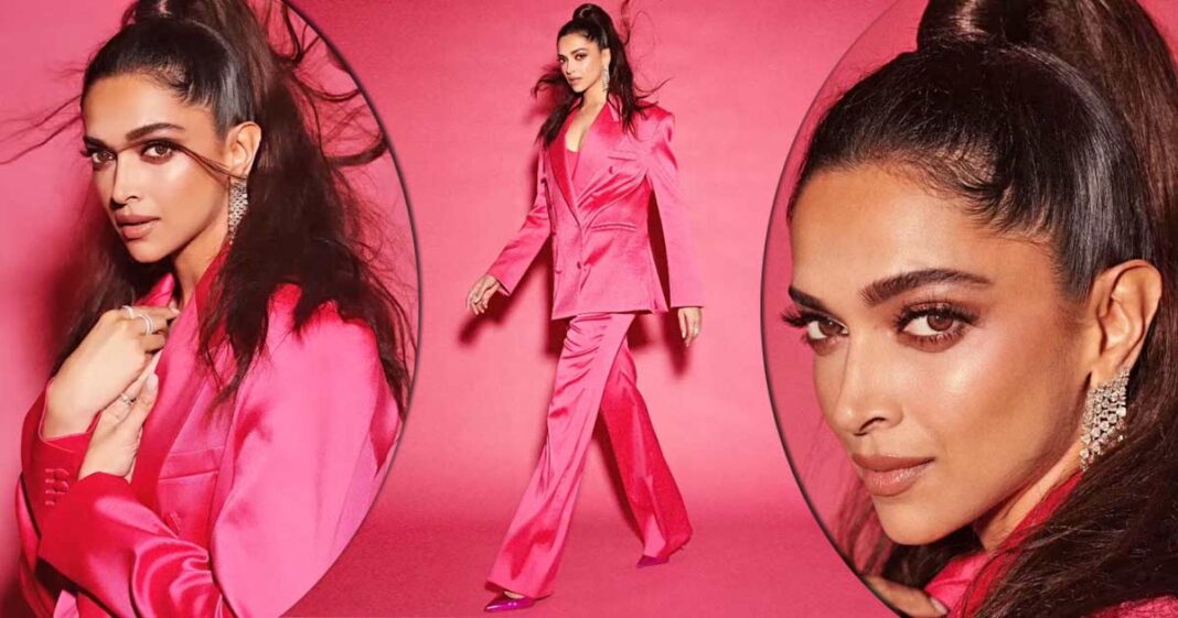 Deepika Padukone Serves Yet Another LEWK In Fuchsia Pink Tailored Suit ...