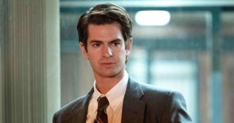Andrew Garfield Dresses In A Burnt Orange-Coloured Suit At Golden ...