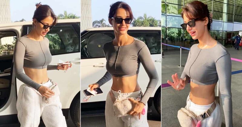 Disha Patani Redefines Hotness In A Crop Top Flaunting Her Toned Midriff, Gets Body-Shamed By ...
