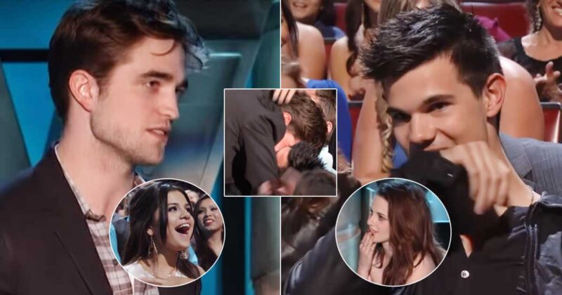 When Robert Pattinson Kept The Bro-Code & Smooched Taylor Lautner So ...