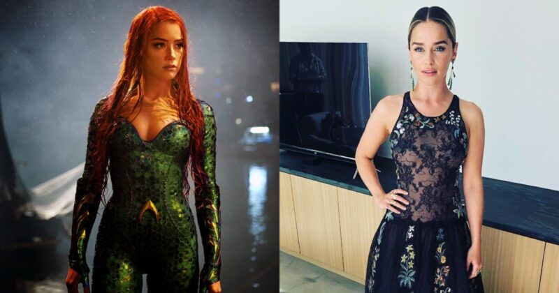 Emilia Clarke Replacing Amber Heard In Aquaman As Mera Reimagined By An Artist, Netizens Go ...