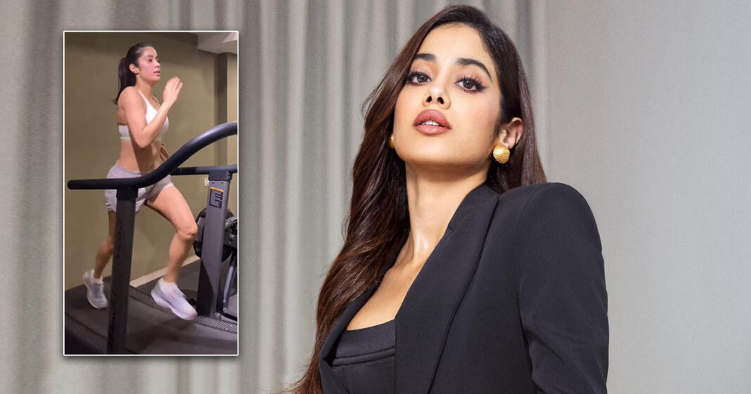 Janhvi Kapoor Shares A Fitness Video On Her Gram Flaunting Her Toned Body, Netizens React “Bhai ...