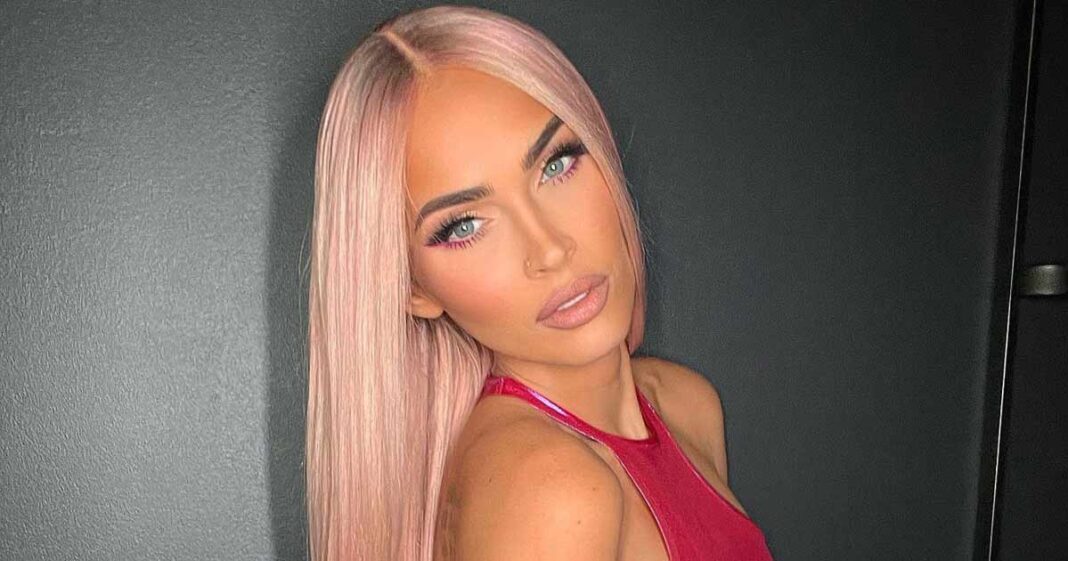 Megan Fox Once Turned Heads In A Bold Sheer Cut-Out Dress As She Gave ...