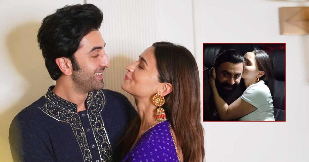 Alia Bhatt Kissing Ranbir Kapoor For The Paparazzi Makes Netizens ...
