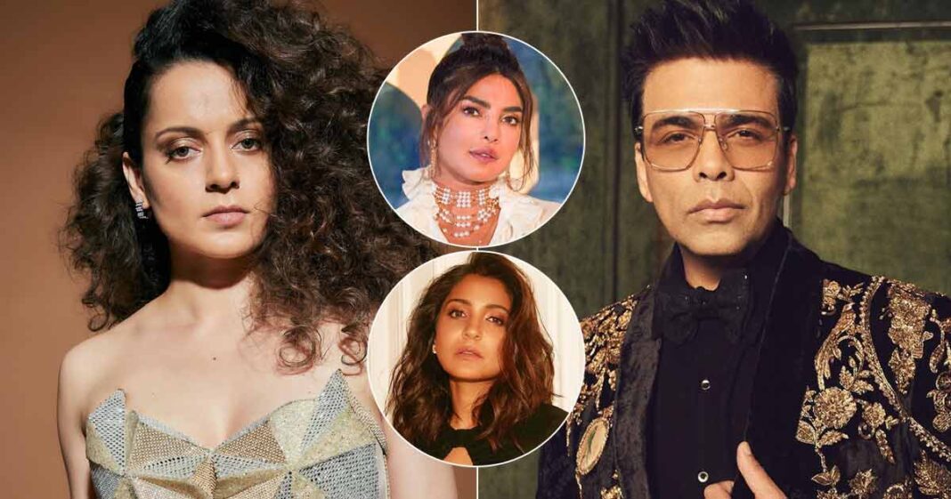 Kangana Ranaut Mocks Karan Johar’s Cryptic Post Amid Allegations Of Destroying Priyanka Chopra ...