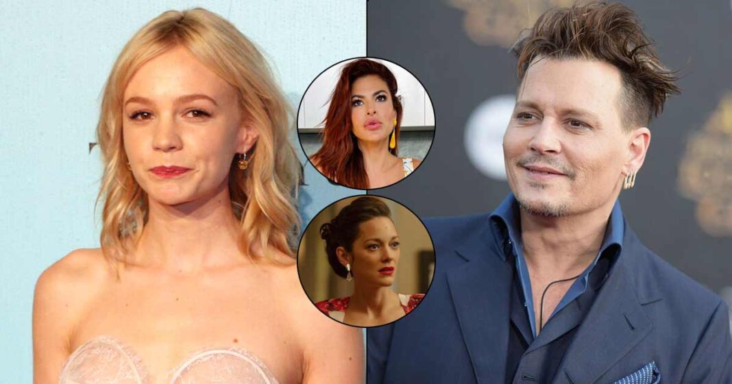 Johnny Depp & Carey Mulligan Kissed 16 Times, Eva Mendes Regrets Not Kissing Him For Longer ...
