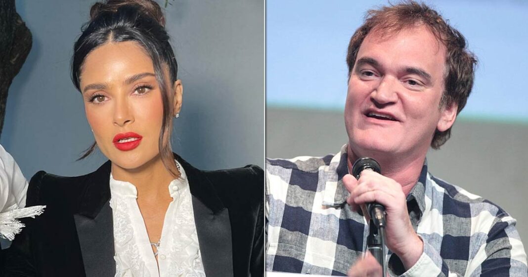 When Quentin Tarantino Sucked Salma Hayek's Toes Who Was Pouring ...