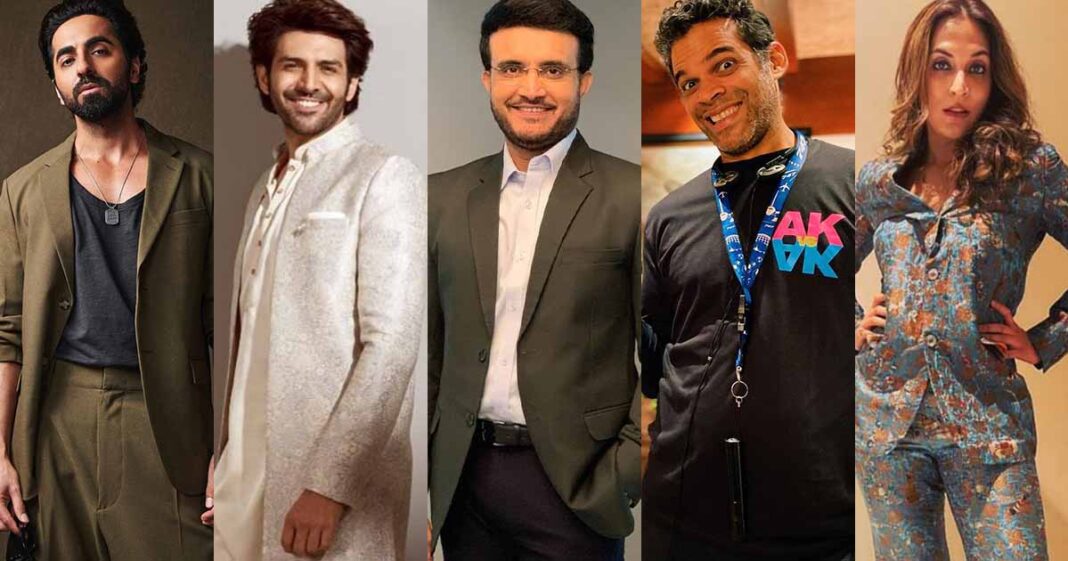 Ayushmann Khurrana & Kartik Aaryan In Race To Headline Sourav Ganguly ...