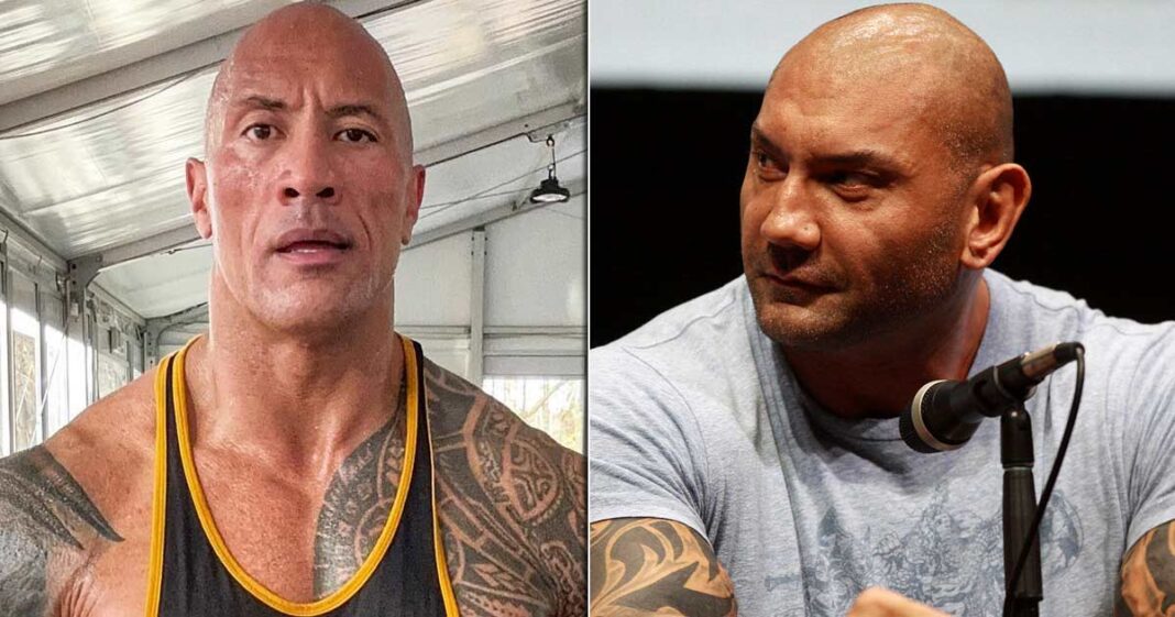 When Dave Bautista Roasted 'The Rock' Dwayne Johnson Refusing For Being ...
