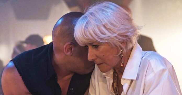 Actress Helen Mirren Credits Vin Diesel Who Pushed Her Along With His ...