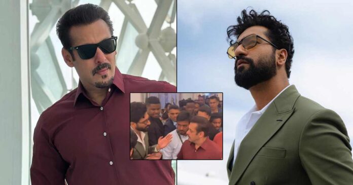 Vicky Kaushal Pushed Away By Salman Khan's Security Team While He Tries To Shake Hands With The ...