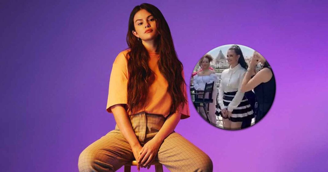 Selena Gomez Nearly Escapes Marilyn Monroe Moment In Her Tiny Skater Skirt During Rare Beauty ...