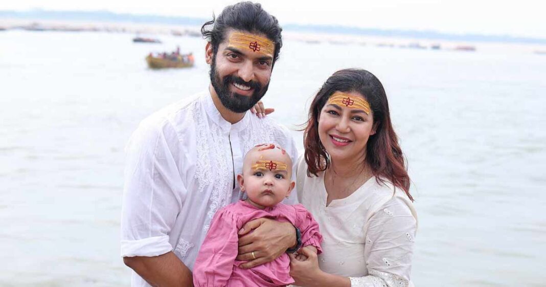 Gurmeet Choudhary & Debina Bonnerjee Visit Varanasi For The Mundan Ceremony Of Their Little One ...
