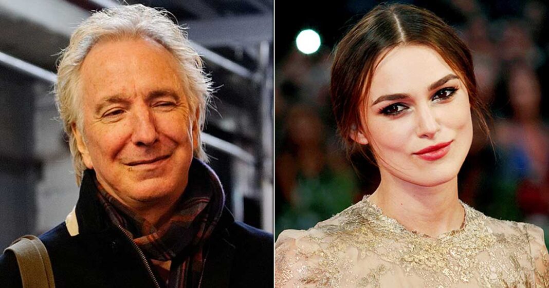When Kiera Knightley Got Furious At Alan Rickman After He Hogged All ...