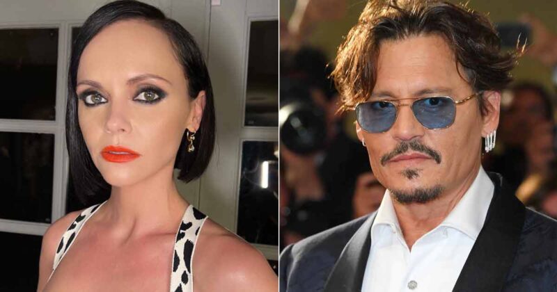 When Johnny Depp Had To Romance 20 Years Younger Christina Ricci ...