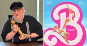Game Of Thrones Author George RR Martin Dons A Bright Pink Feathered ...