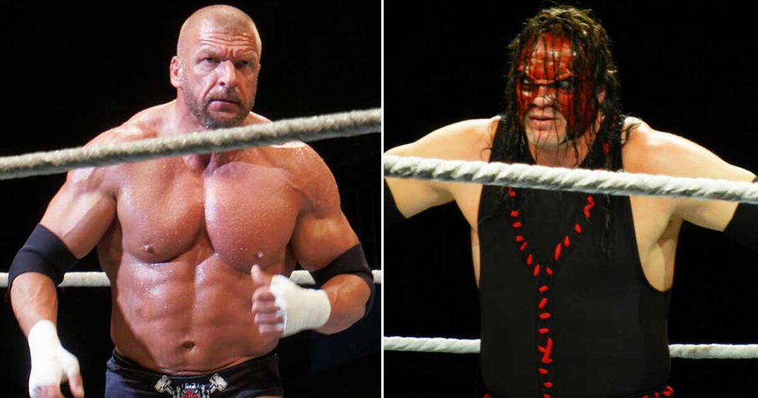 When Triple H Dressed As Kane Pretended To Fuck A D*ad Corpse, Taking Off Her Panties But It Was ...