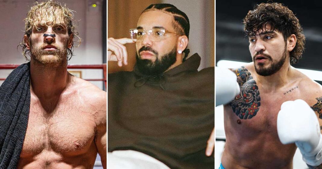 Drake Bets $850K On Logan Paul To Win By KO Against Dillon Danis Makes ...