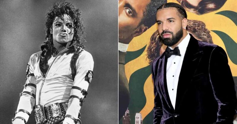 Drake Shares An Edited Pic Of Michael Jackson Wearing His Merch As He ...