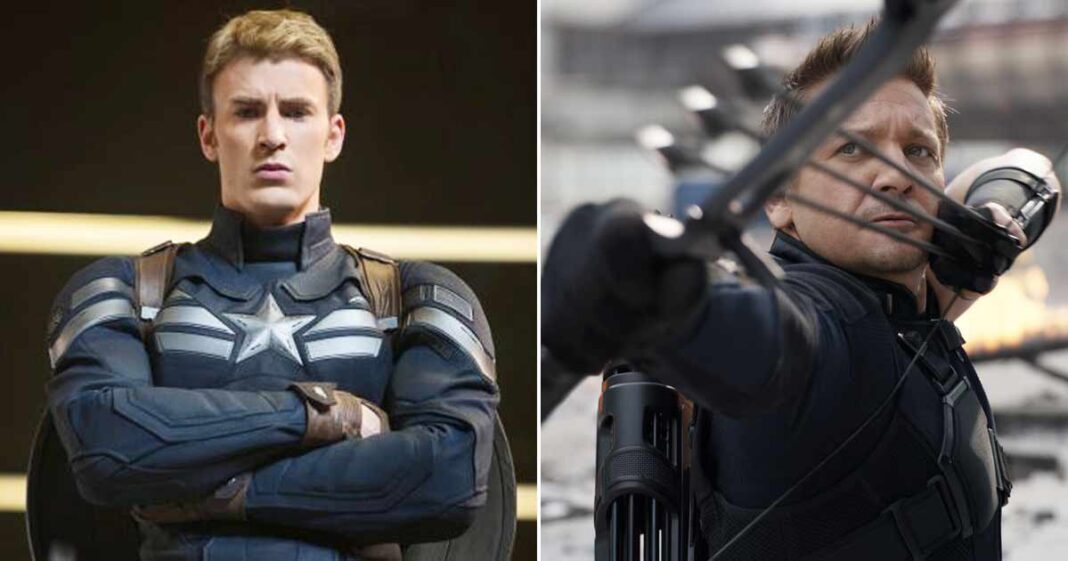 Chris Evans’ Captain America Was To Fight Jeremy Renner’s Hawkeye In ...